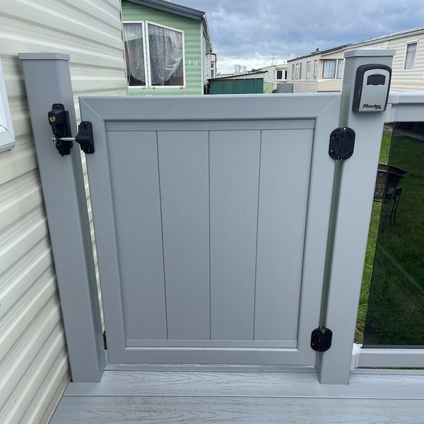 Super Rail Caravan Custom Size UPVC Solid Panel_Gate – Deck Supermarket