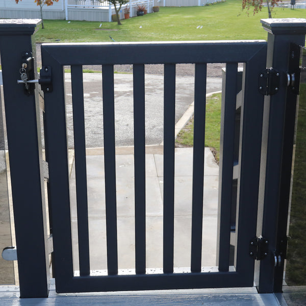 Premium Foiled Caravan Gate with Composite Hinges & Latch – Deck ...