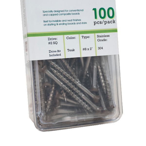 UltraShield Coloured Screws Pack 100 – Deck Supermarket